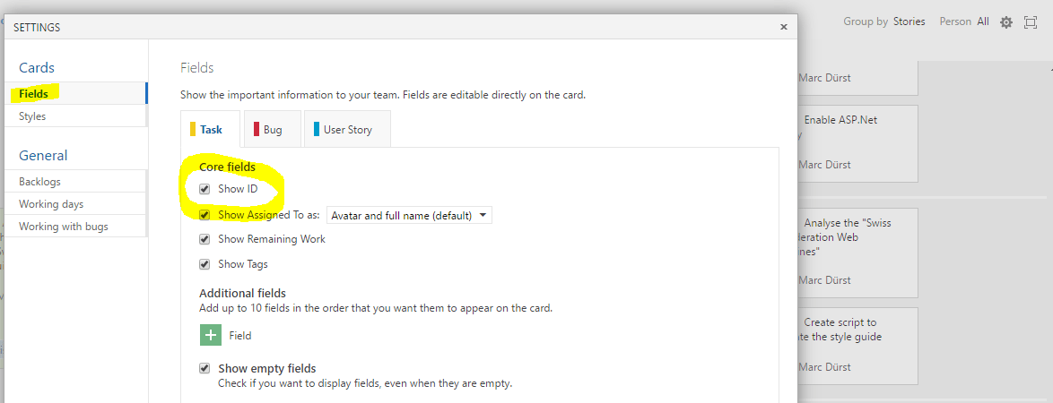 How to show ID’s in TFS story’s and tasks – marcduerst.com